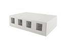 WIREWERKS SURFACE MOUNT BOX 4-PORT WHT